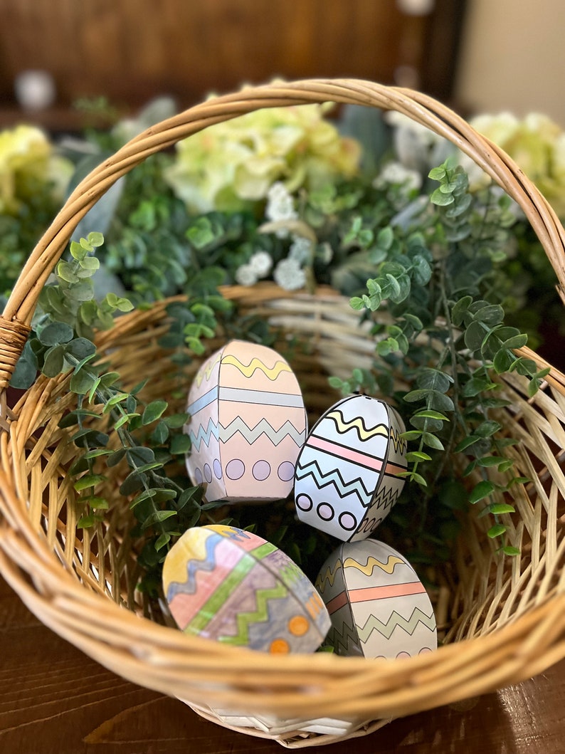 Paper Easter Eggs - Etsy