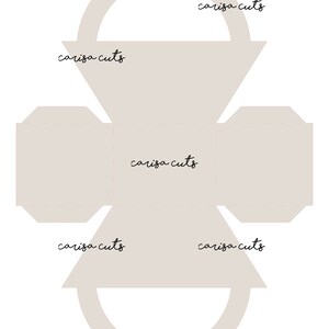 May Day Basket- Pdf & Svg Digital Cutting File - Etsy