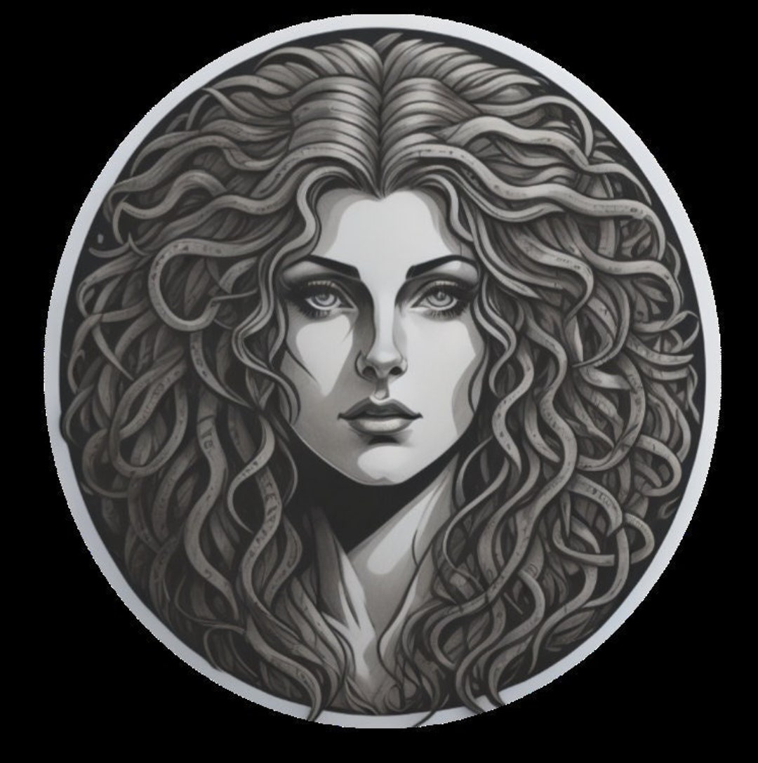 Medusa Sticker - Etsy