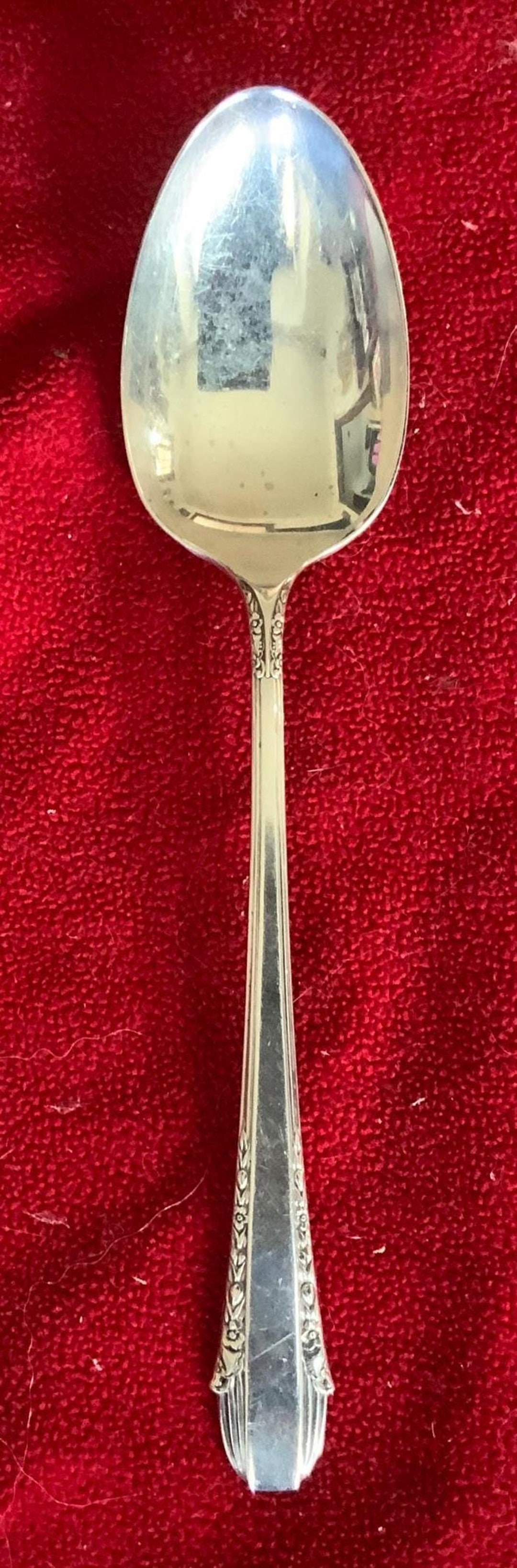 Vintage International Sterling Silver Serving Spoon Enchantress - Etsy