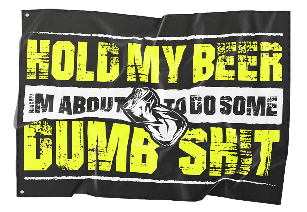 Hold My Beer Flag for UTV Accessories, Atv Riders, Polaris Rzr, SXS ...