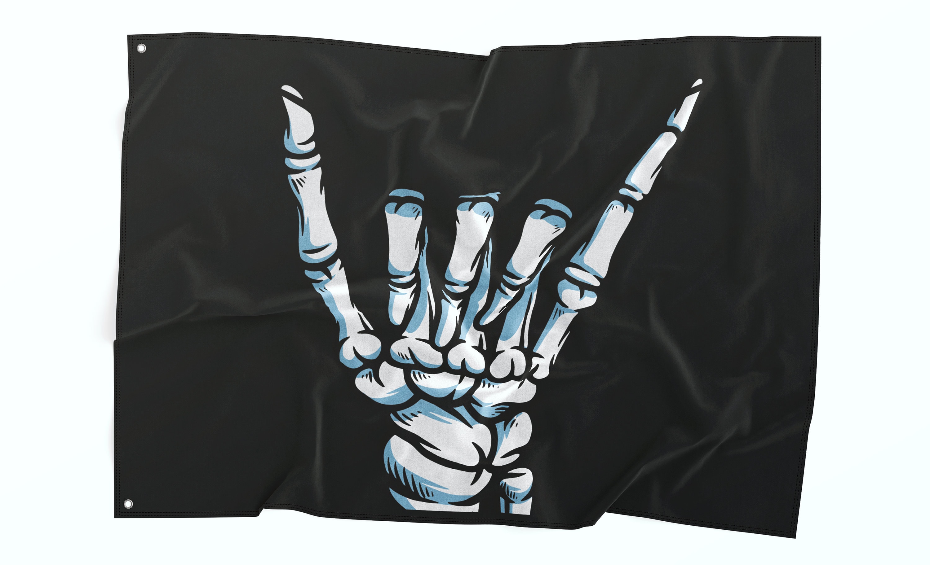 Rockin' Bones Flag for UTV Accessories, Atv Riders, Polaris Rzr ...