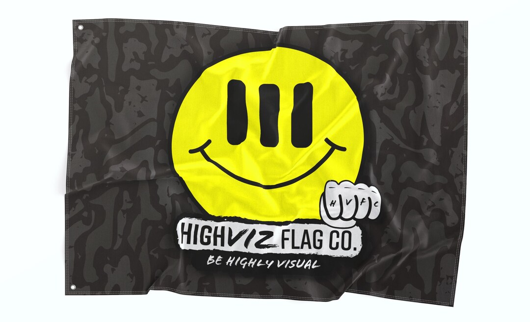 Be Smiley Visual Flag for UTV Accessories, Atv Riders, Polaris Rzr ...