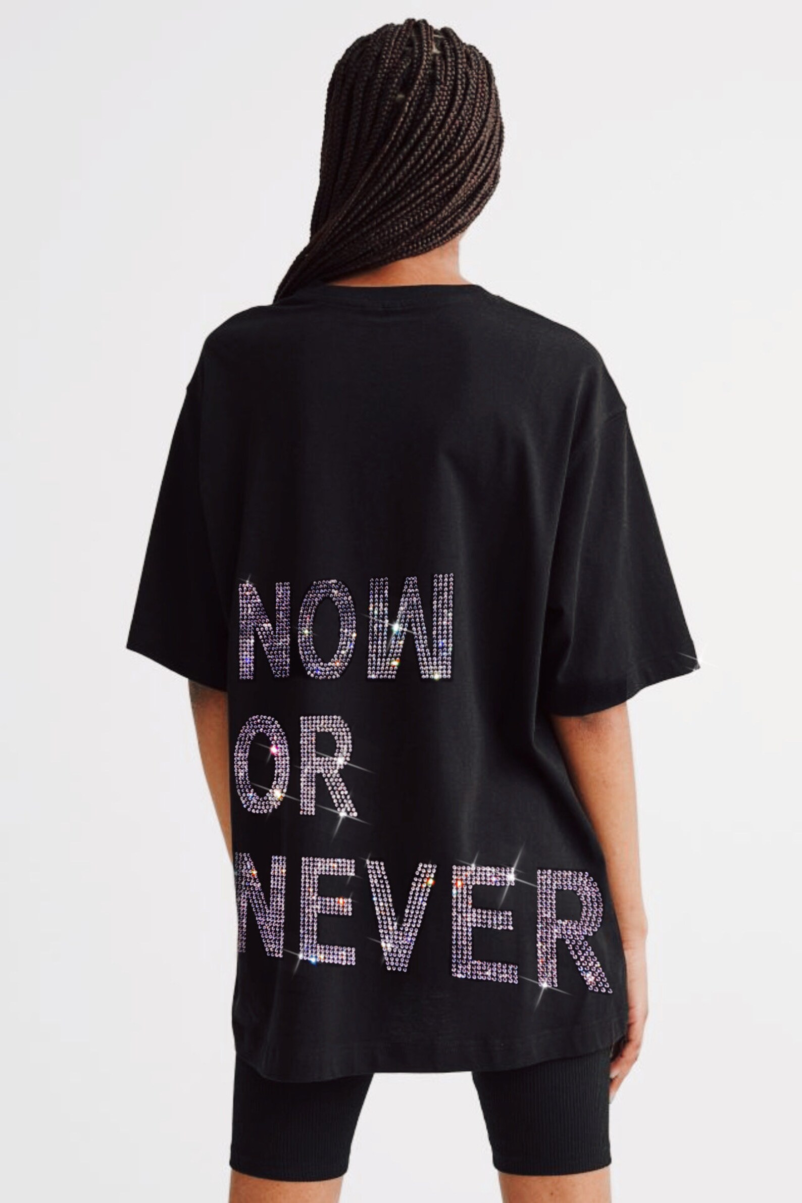 Quote Crystal T-shirt With Rhinestones, Crystal Personolized T-shirt - Etsy