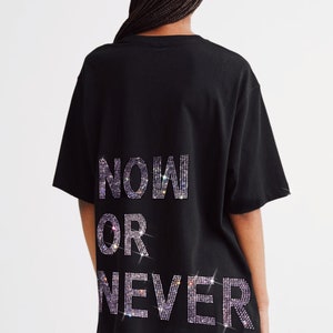 Quote Crystal T-shirt With Rhinestones, Crystal Personolized T-shirt - Etsy