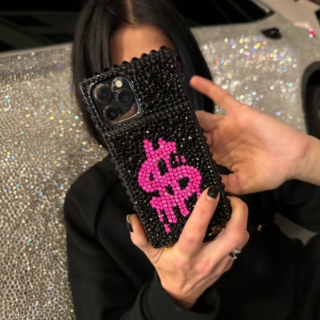Dollar Sign Phone Case With Crystals, Bedazzled Phone Case - Etsy