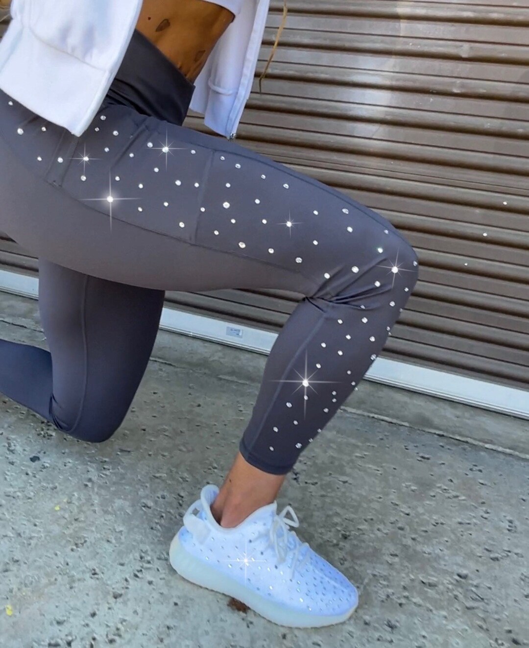 Crunch Leggings, Bling Pants, Custom Leggings, Personalized Pants - Etsy