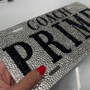 Bling License Plate With Crystals, Personalized Car Tag - Etsy