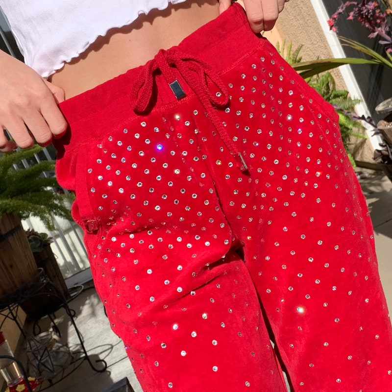Rhinestone Tracksuit - Etsy