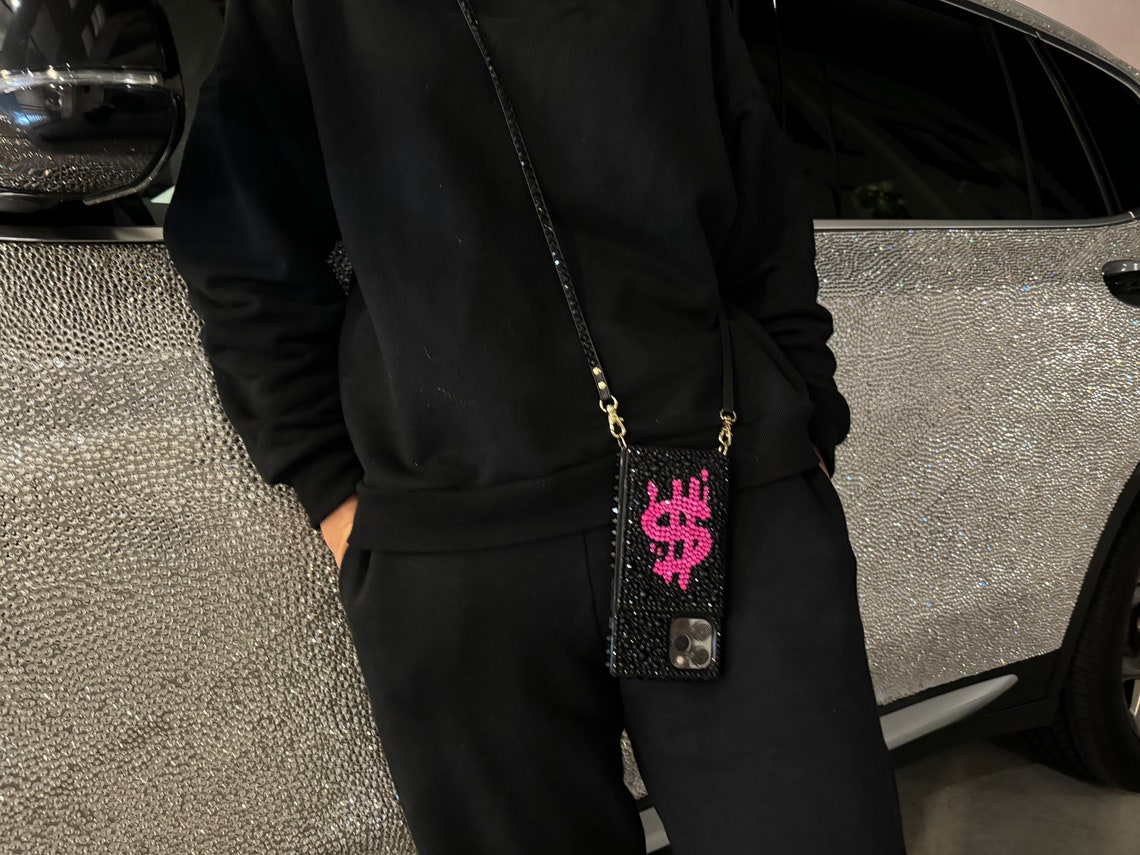 Dollar Sign Phone Case With Crystals, Bedazzled Phone Case - Etsy