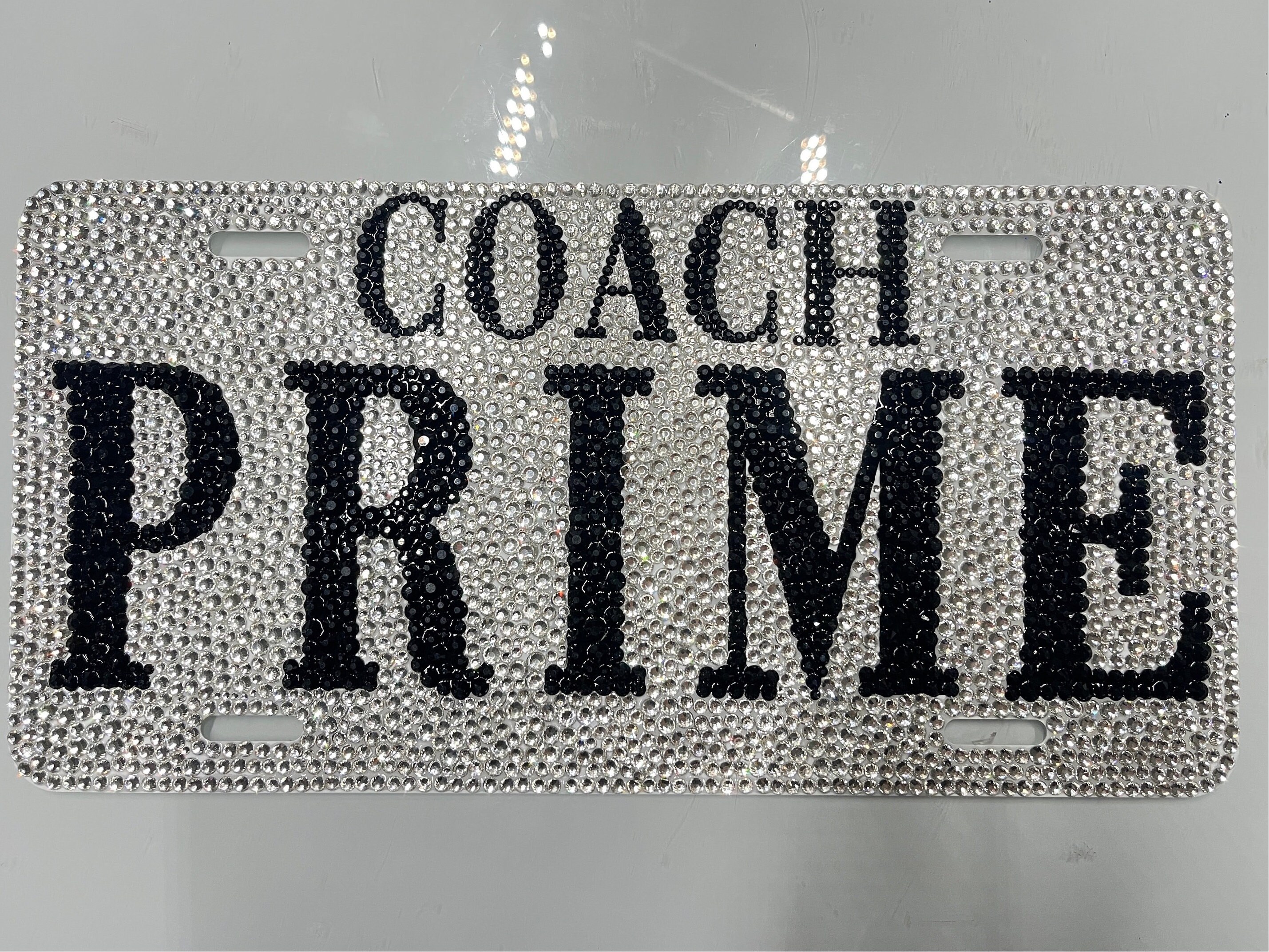 Bling License Plate With Crystals, Personalized Car Tag - Etsy