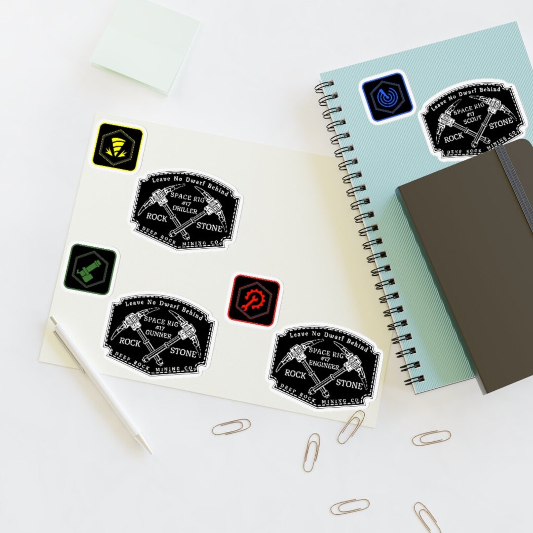 Deep Rock Galactic Sticker Set - Etsy