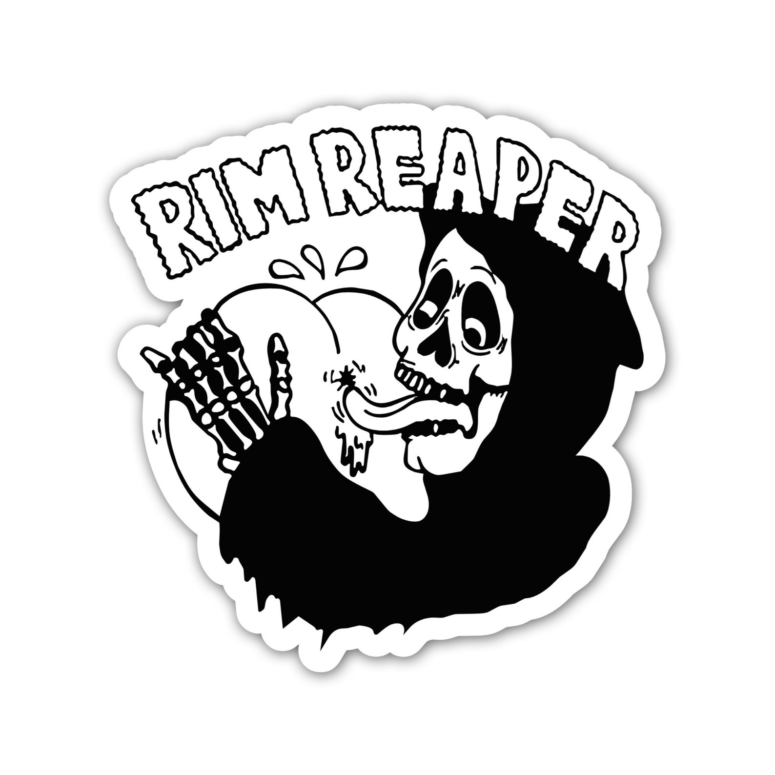 Rim Reaper Sticker Matte Glossy Holographic Waterproof Home | Etsy