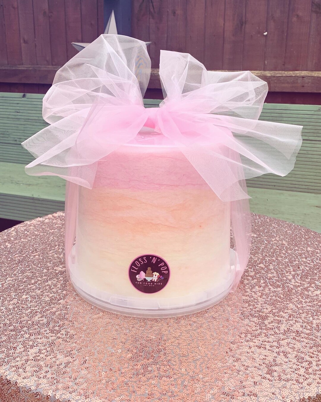 Candy Floss Cake Made Entirely From Candy Floss Flamingo Design - Etsy