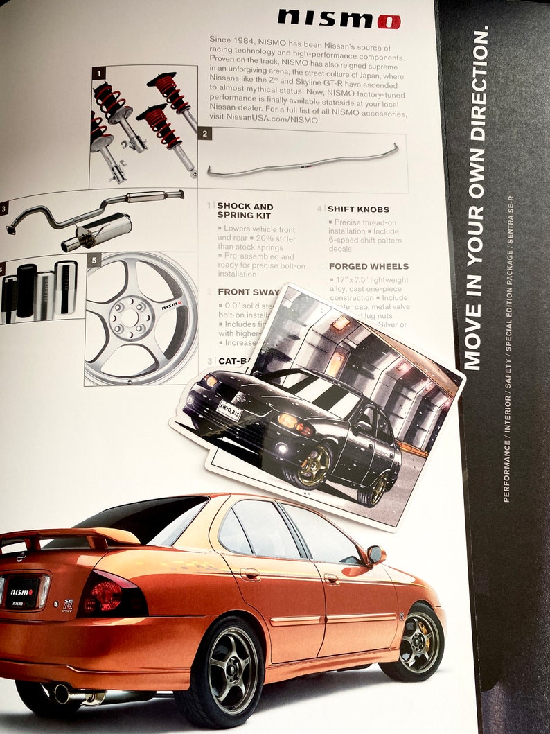 Nissan Sentra Se R Spec V Nismo Sticker Need for Speed Decal B15 - Etsy