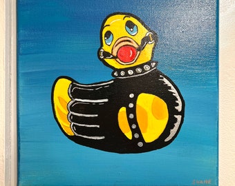 Hand Painted Rubber Duck - Etsy