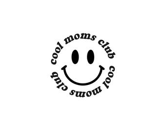 Cool Moms Club | Cool Mom | Mom Sticker | Vinyl Sticker | Mom Gift - Etsy