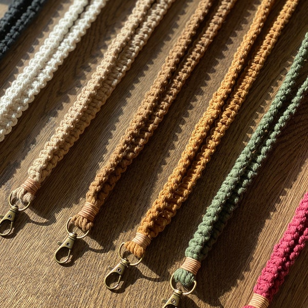Macrame Lanyard - Etsy