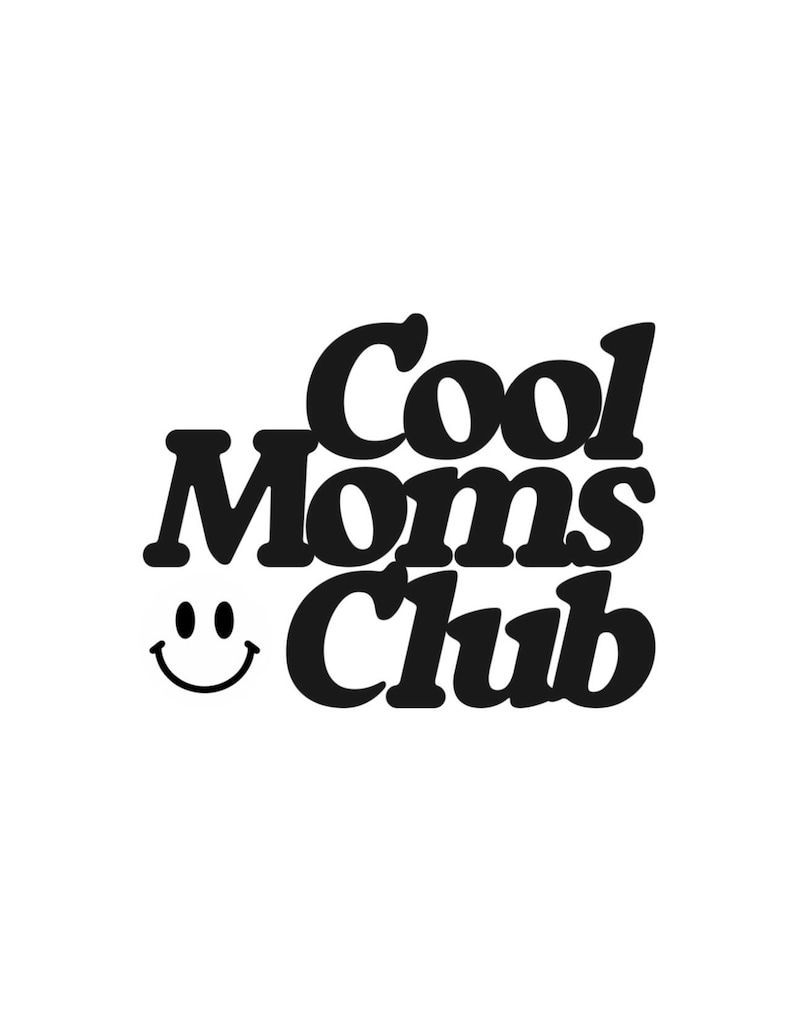 Cool Moms Club | Cool Mom | Mom Sticker | Vinyl Sticker | Mom Gift - Etsy