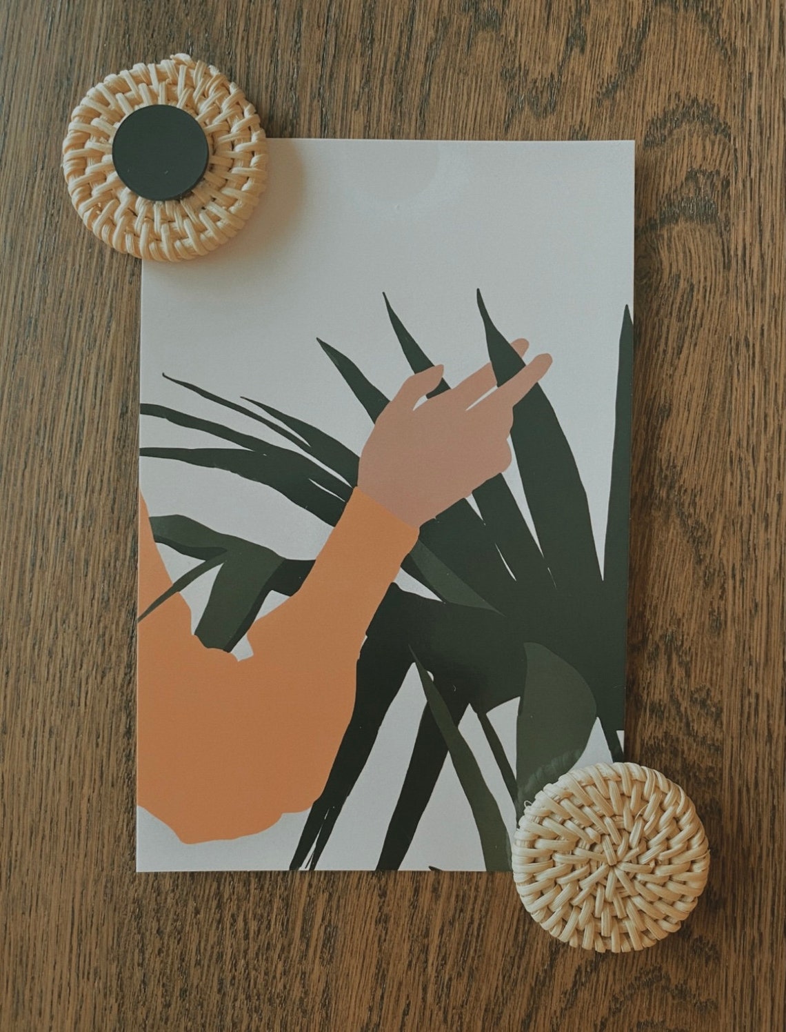 Rattan Magnets Magnets Fridge Magnets Boho Magnets - Etsy