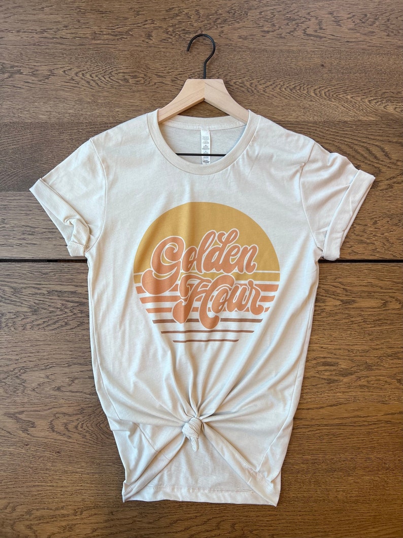 Golden Hour T-shirt | Golden Hour | T-shirt | T-shirt Design| Road Trip ...