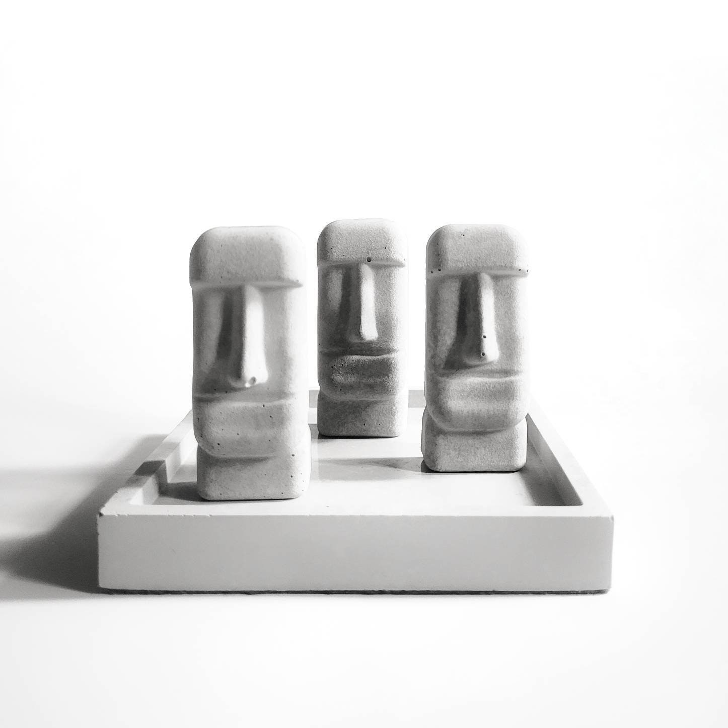 Tiny Easter Island Figures Moai Statue Home Decor Desk Accessory ...