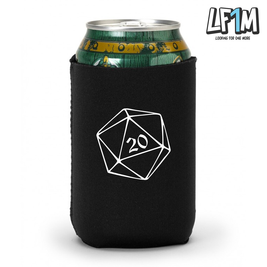 D20 Can Cooler | D20 Can Holder | Dnd Can Cozie | RPG Party Favor | D&D ...