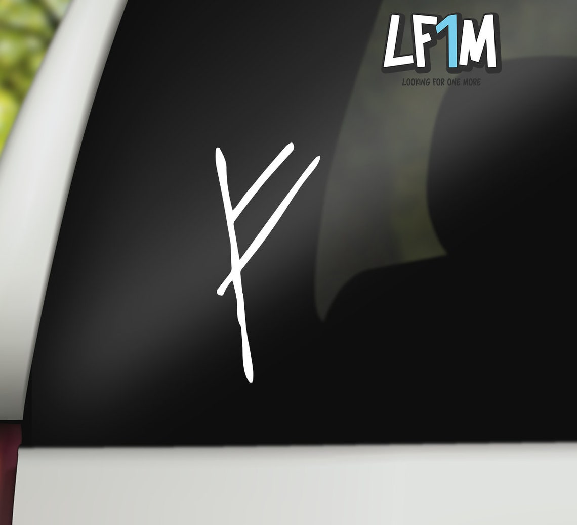 Gandalf's Mark Window Decal Lord of the Rings Inspired - Etsy