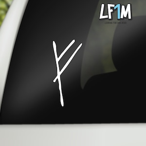 Gandalf's Mark Window Decal, Lord of the Rings Inspired Car Decal, Lotr ...