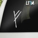 Gandalf's Mark Window Decal, Lord of the Rings Inspired Car Decal, Lotr ...