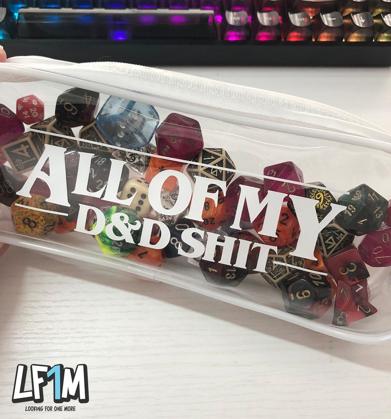 All of My Dnd Shit Pencil Case Dungeons and Dragons Pencil - Etsy