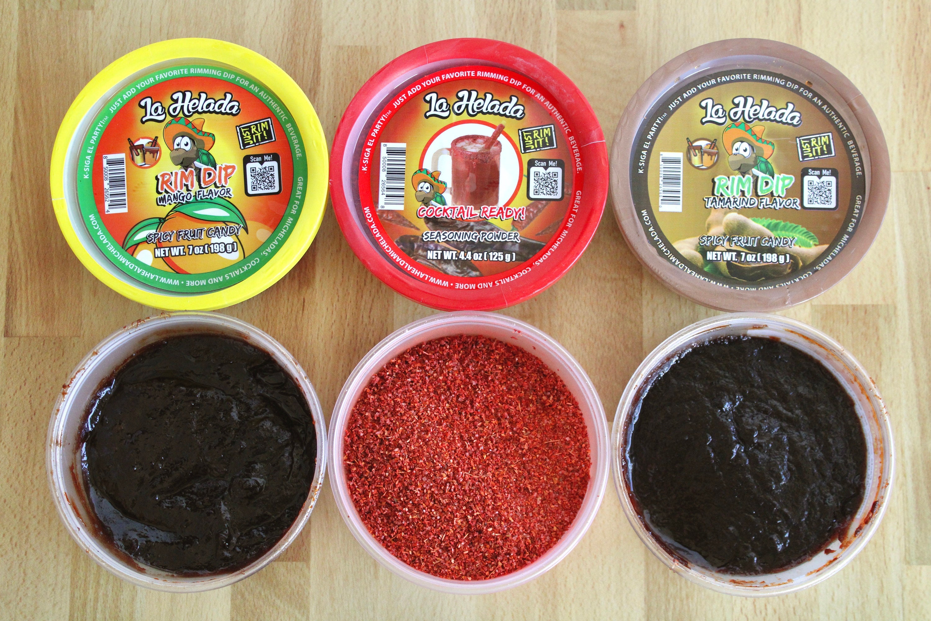 La Helada Rim Dip 3 Pack Bundle Rim Dip Rim Paste Tamarind and Mango ...