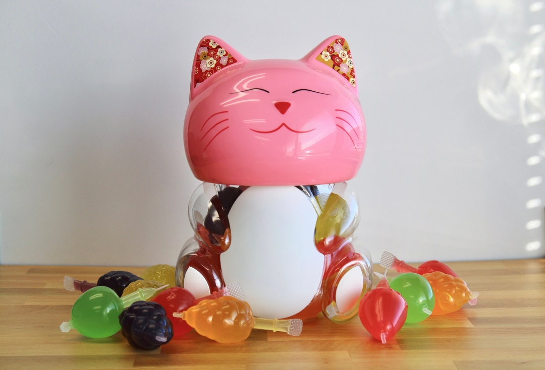 NEW Fruix Lucky Kitty Jar - Tik Tok Trending Popping Fruit Jellies ...