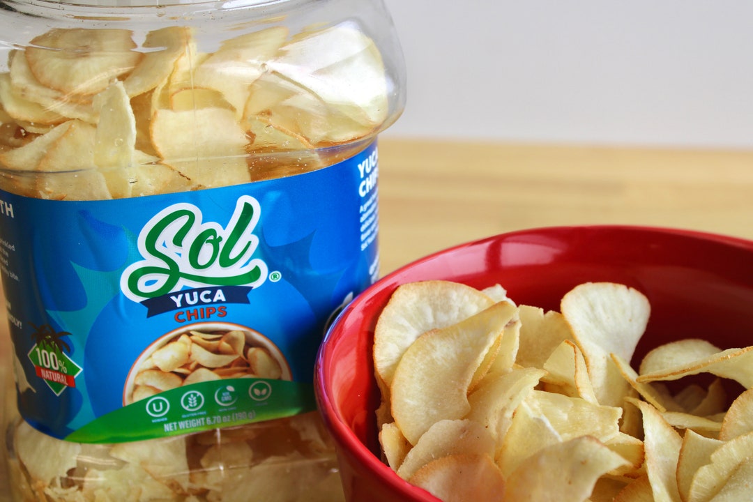 NEW Sol Yuca Chips Slightly Salted Yuca Chips Cassava Chips Healthy ...