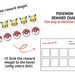 Pokemon Reward Chart, Token Board, Potty Training, Chore Chart for Kids ...