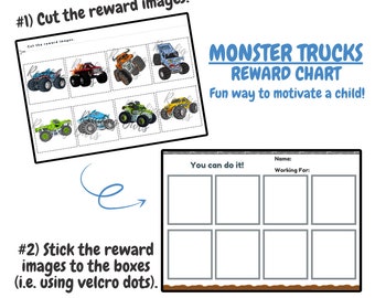 Minecraft Reward Chart, Token Board, Potty Training, Chore Chart for ...
