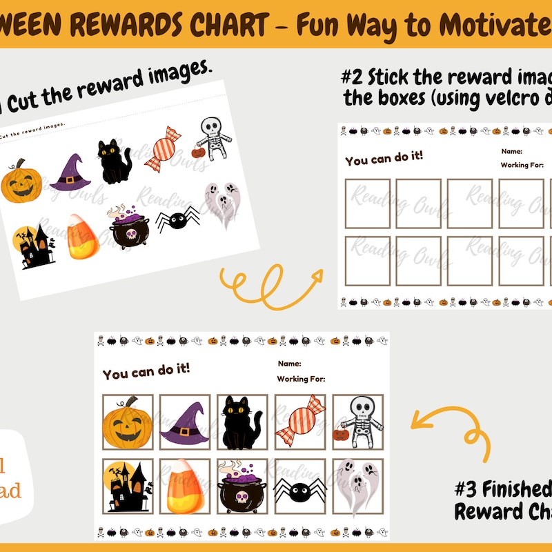 Halloween Potty Chart - Etsy