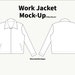 Streetwear Clothing Work Jacket Mechanic Jacket Vector Mockup Adobe ...