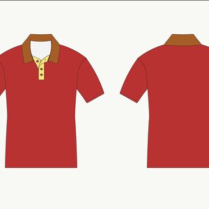 Golf Polo Vector Mockup Adobe Illustrator Mockup Apparel Template ...