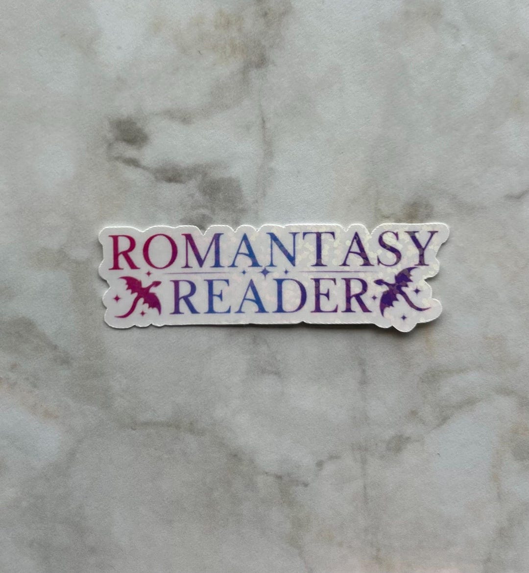 Romantasy Reader Sticker Holographic - Etsy
