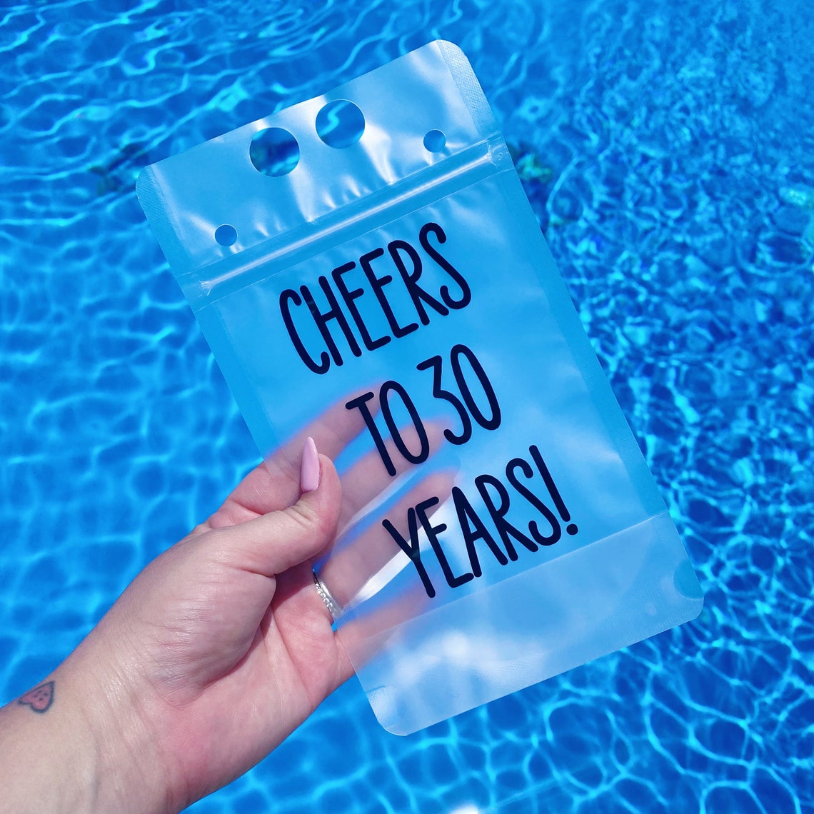Birthday Pouches 30th Birthday Drink Pouches Juice Pouches Party ...