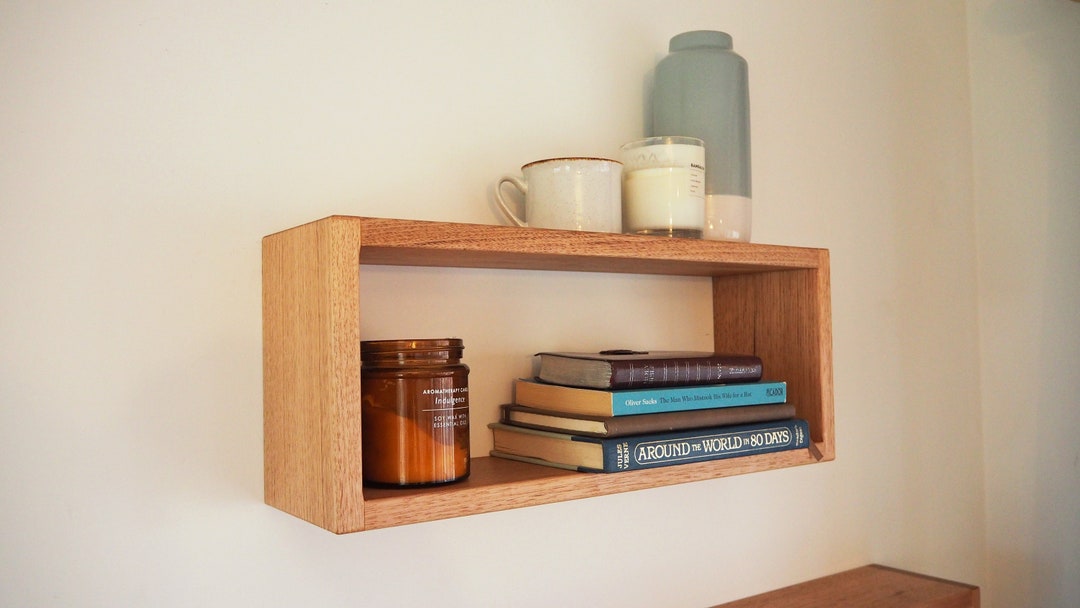 Rectangle Floating Box Wall Shelf - Etsy Australia