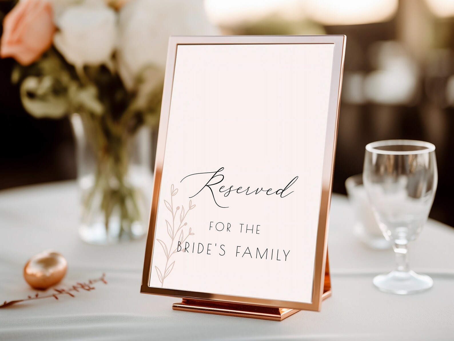 Bohemian Reserved Sign Template, Reserved Table Sign Printable Set ...