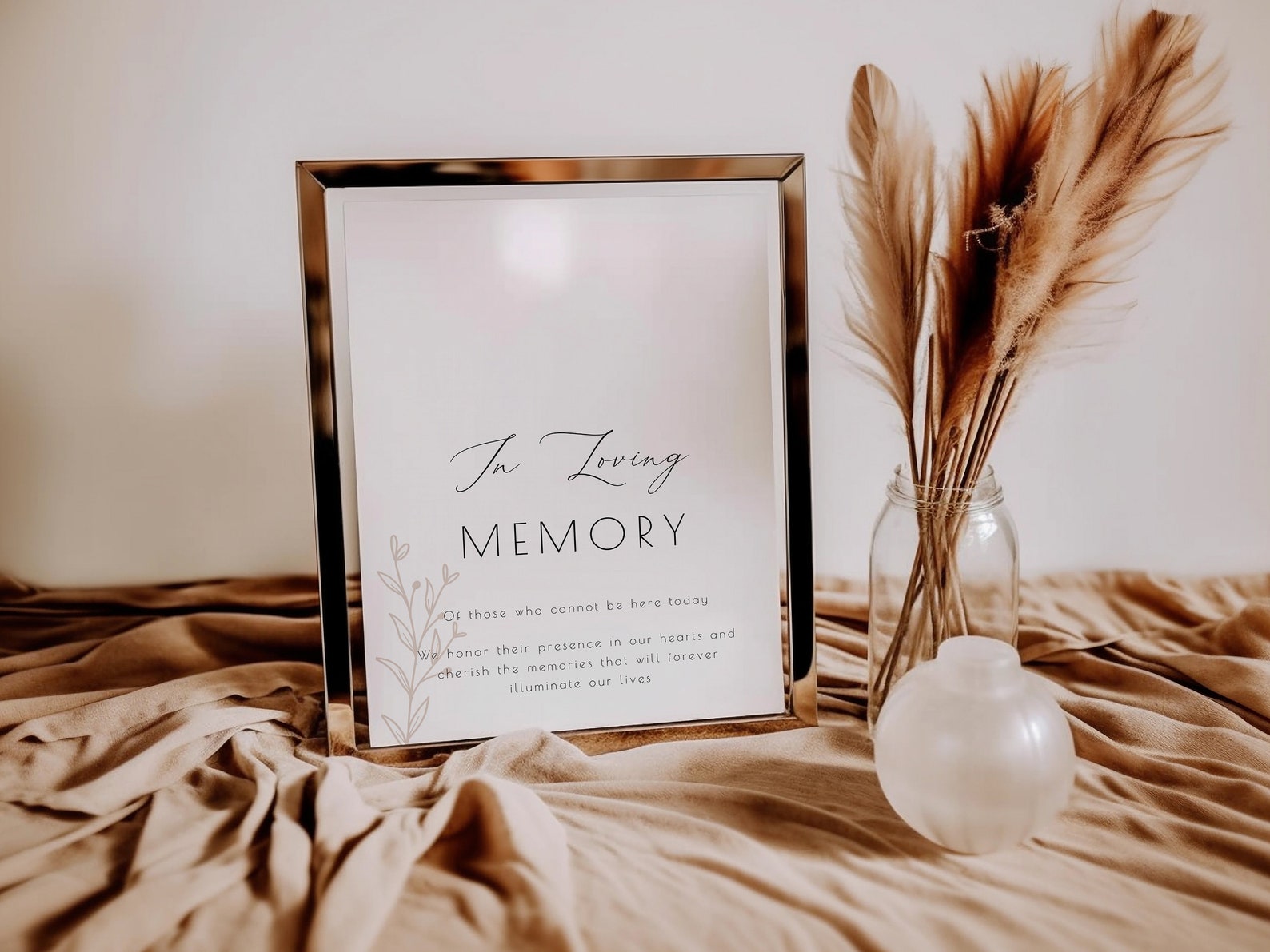 Memory Heaven Sign Template, in Memory Tribute Sign, Wedding ...