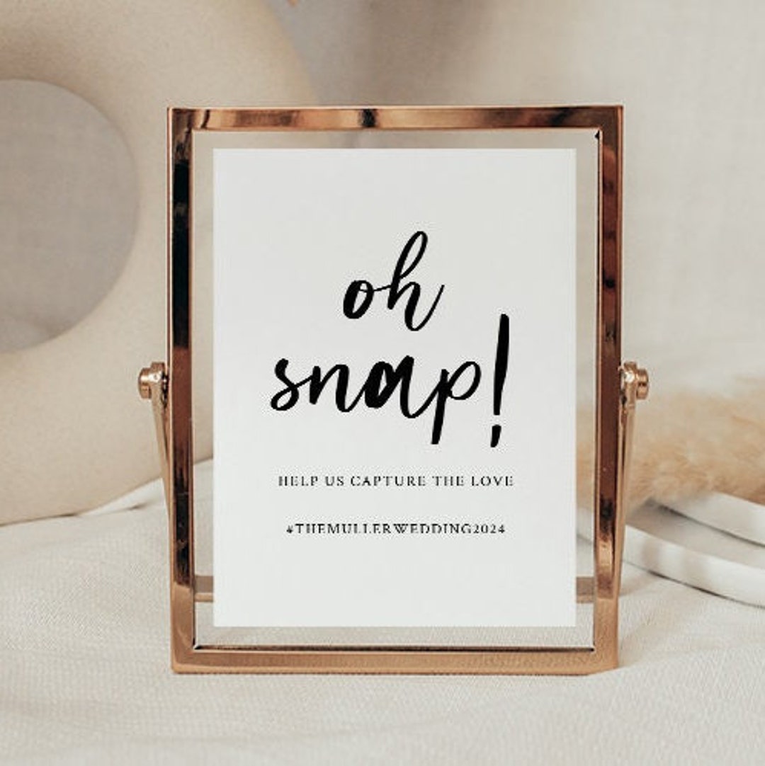 Editable Minimalist Wedding Photo Booth Sign Template, Printable Photo ...