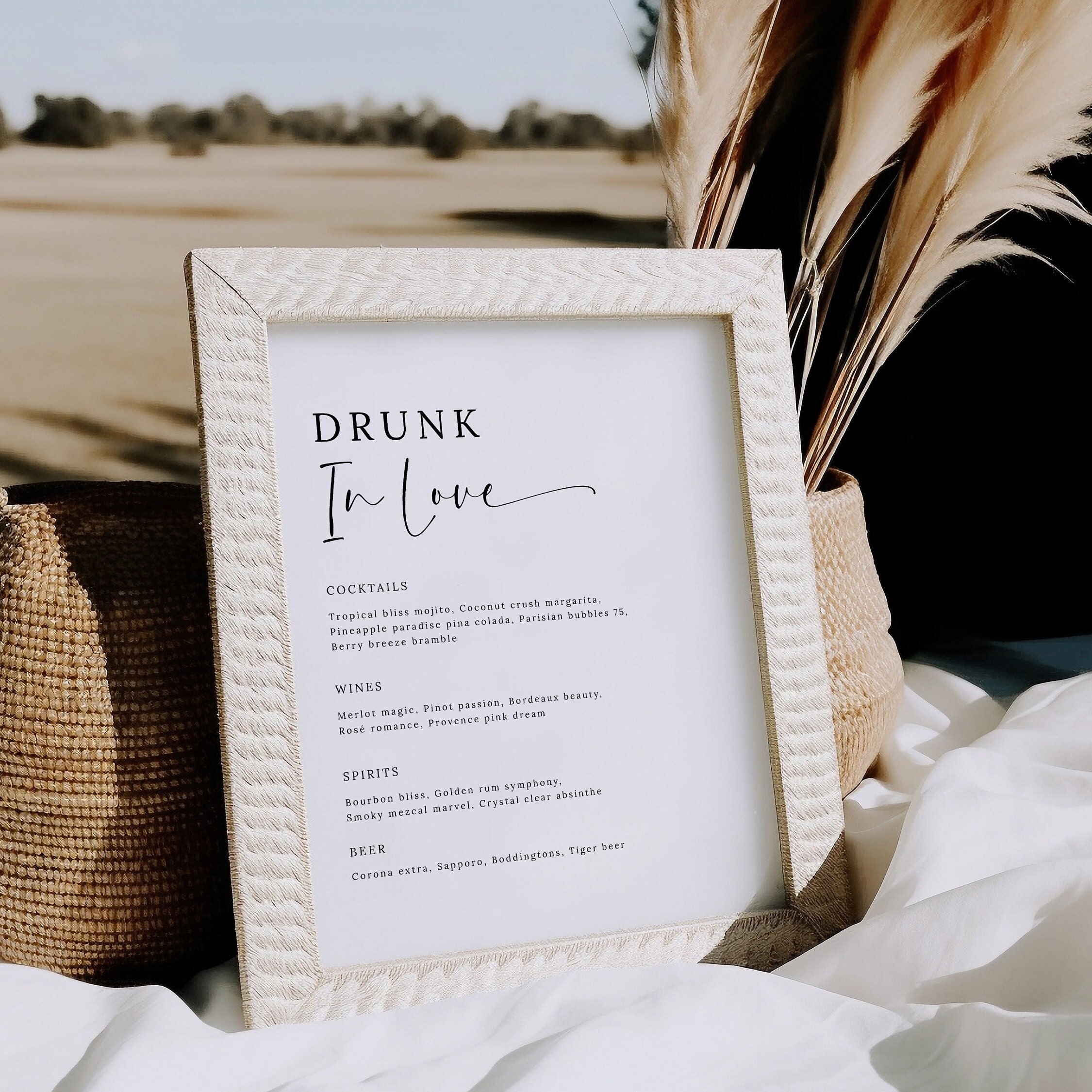 Drunk in Love Bar Sign, Drunk in Love Sign, Signature Drinks Sign ...