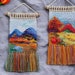 Mini Small Woven Wall Hanging Autumn Weave Weaving Tapestry Ornaments ...