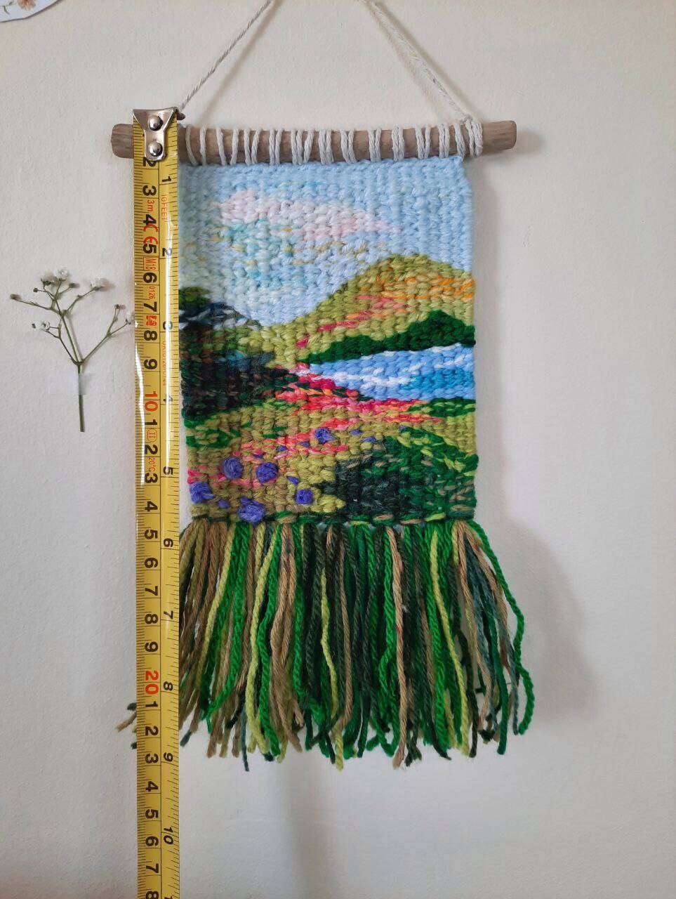 Mini Small Woven Wall Hanging Weave Weaving Tapestry - Etsy UK