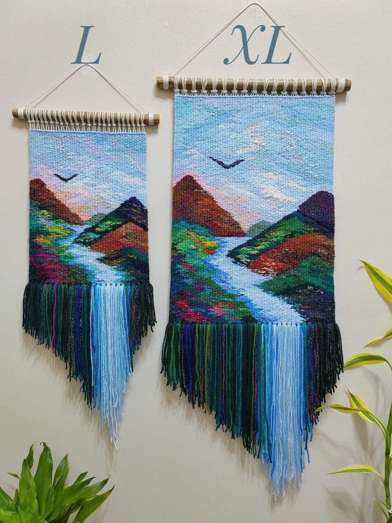 Handmade Tapestry - Waterfall | Woven Wall Hanging | Wall Decor ...