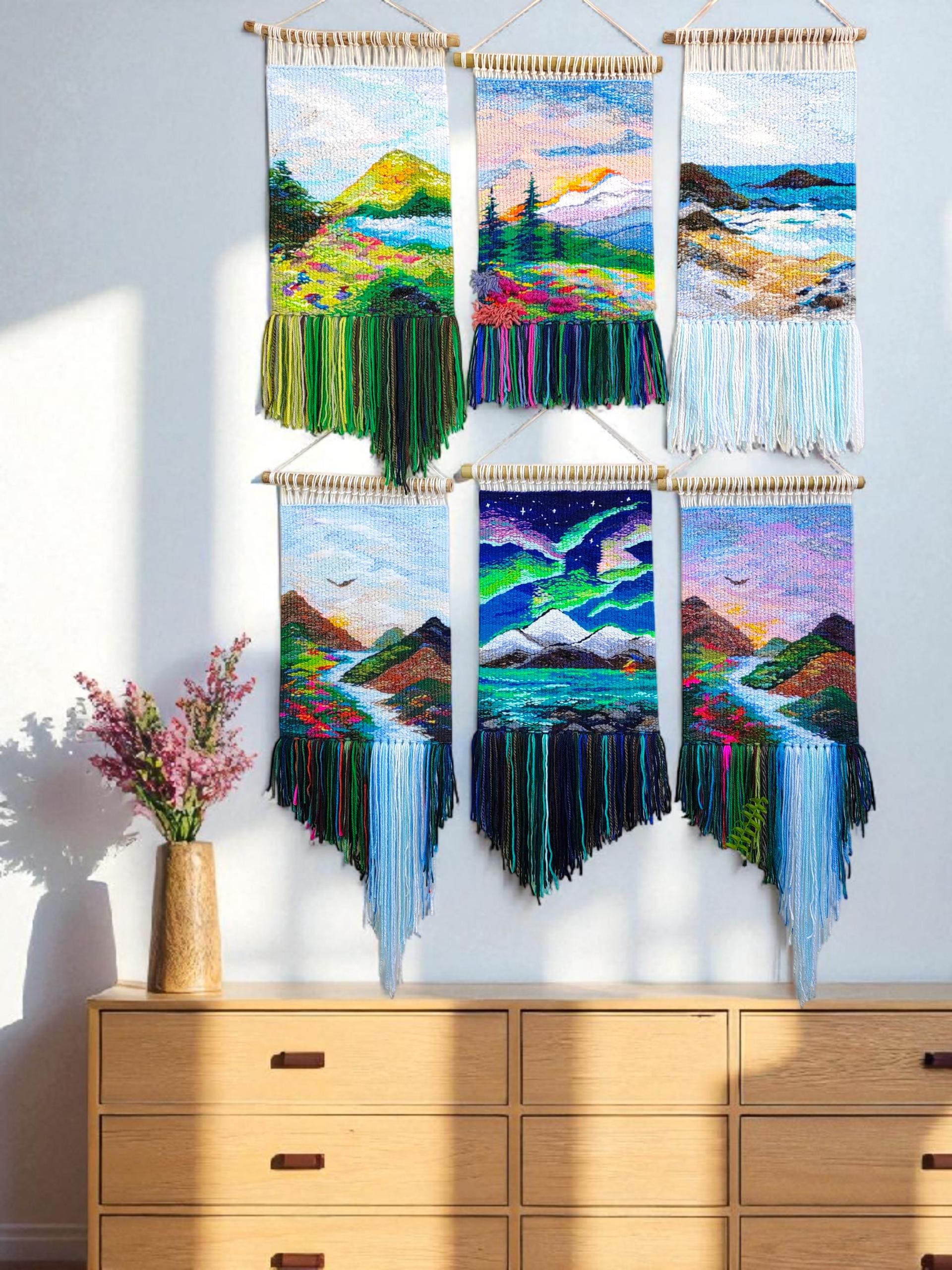Handmade Tapestry | Woven Wall Hanging | Wall Decor |wall Hanging Woven ...